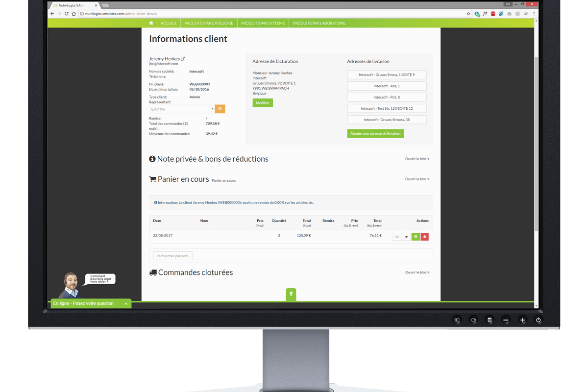 Webshops und Weblösungen von Intec