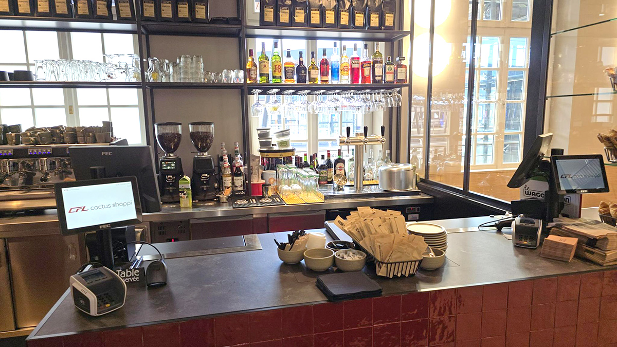 Systèmes de caisse Intec chez CFL cactus shoppi Luxembourg